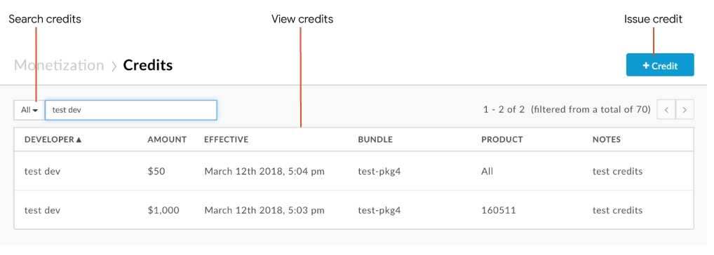 Issuing Credits Apigee Edge Apigee Docs